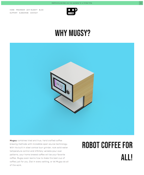 Officially Patent Pending — Mugsy