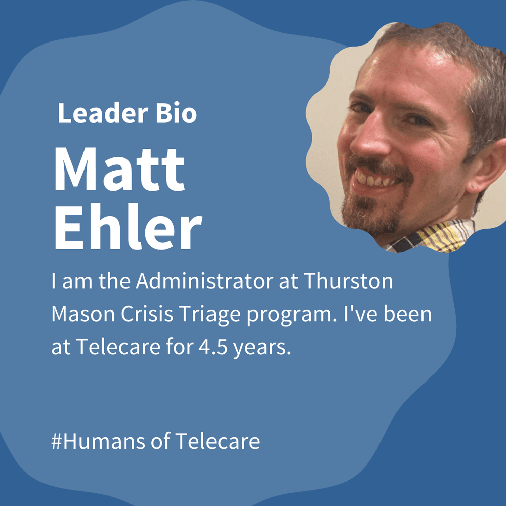 Admin Bio: Matt Ehler — Telecare
