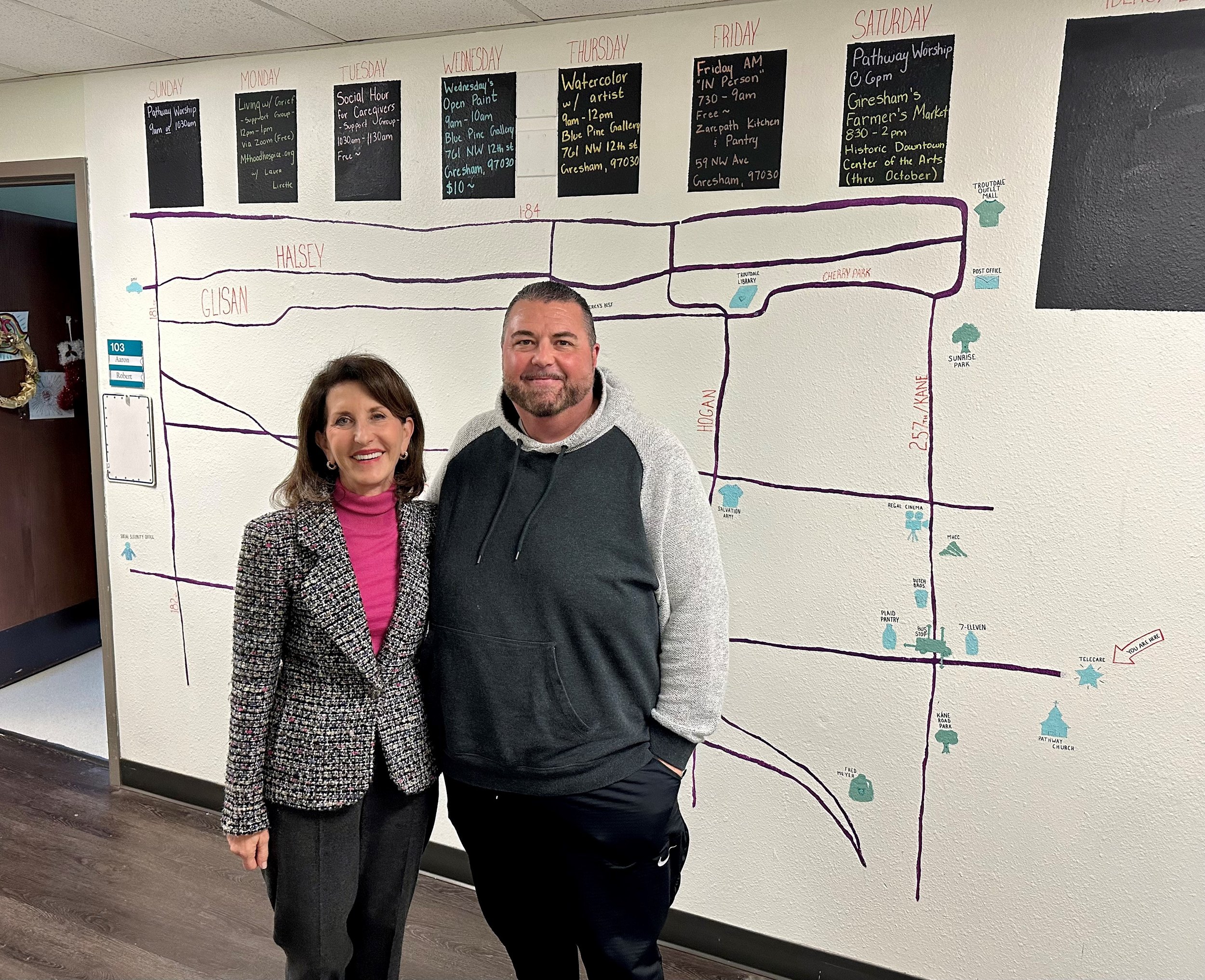 Anne Bakar's Visit to Telecare's Oregon Programs — Telecare