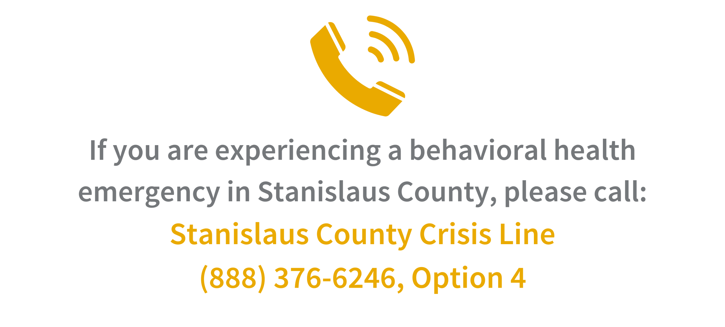 Stanislaus MCRT — Telecare