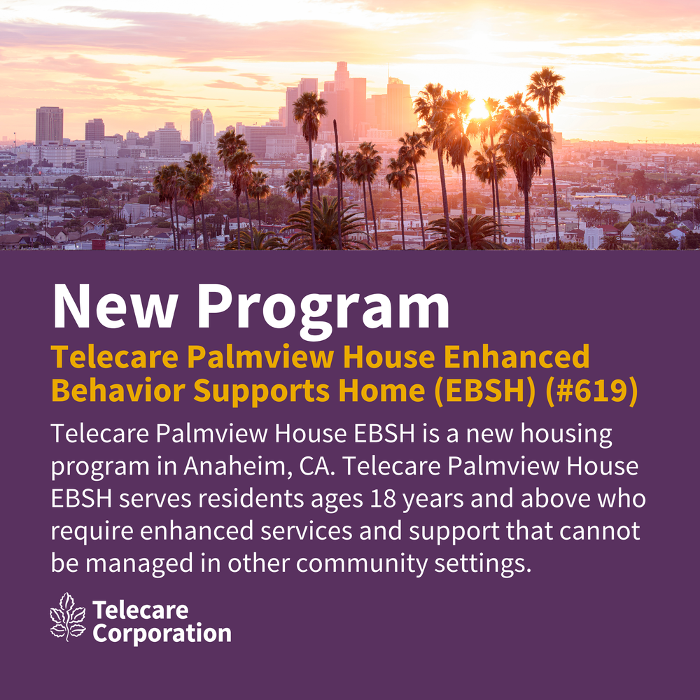 Telecare Palmview House EBSH Is Now Open! — Telecare