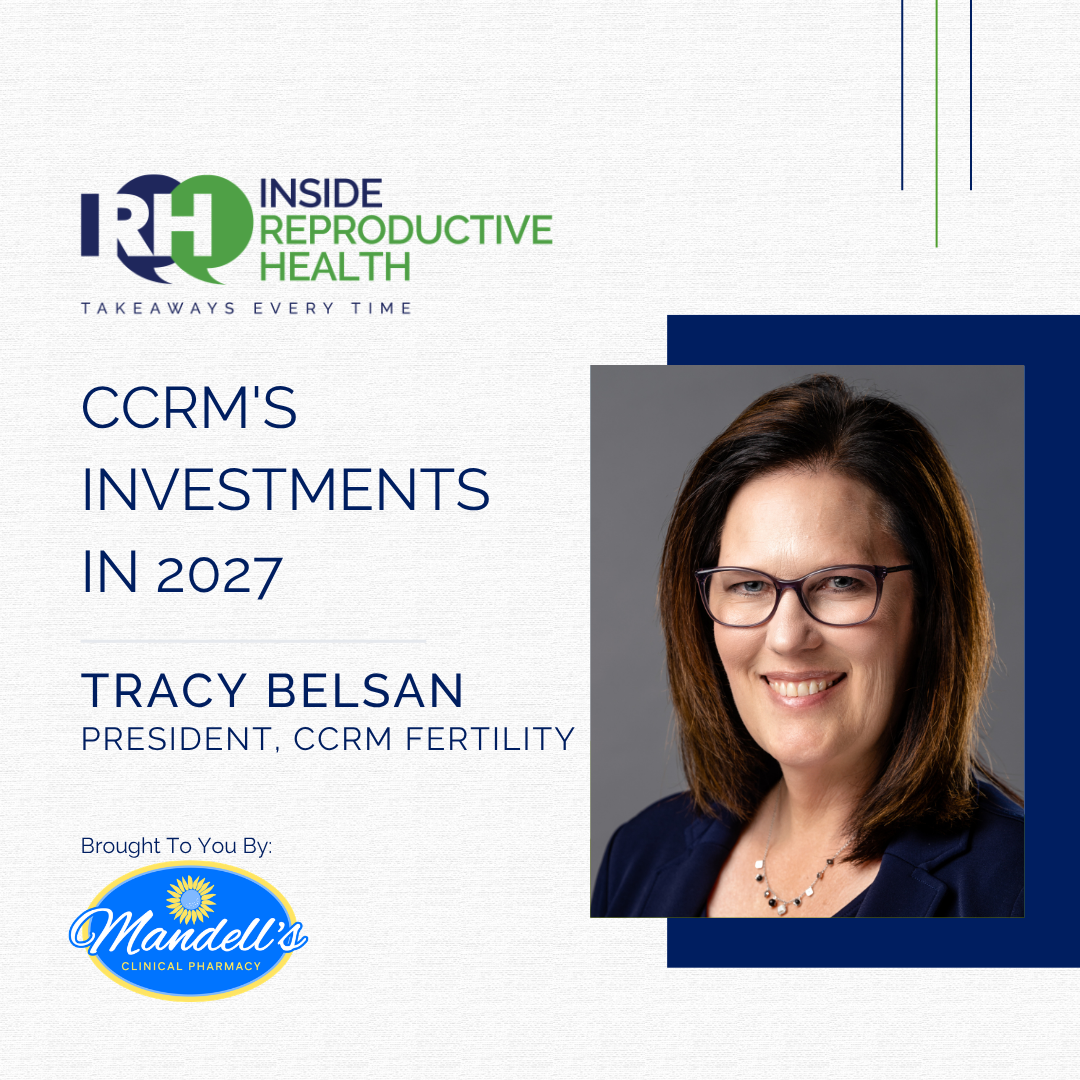 285 CCRM's Investments in 2027. Tracy Belsan — Fertility Bridge