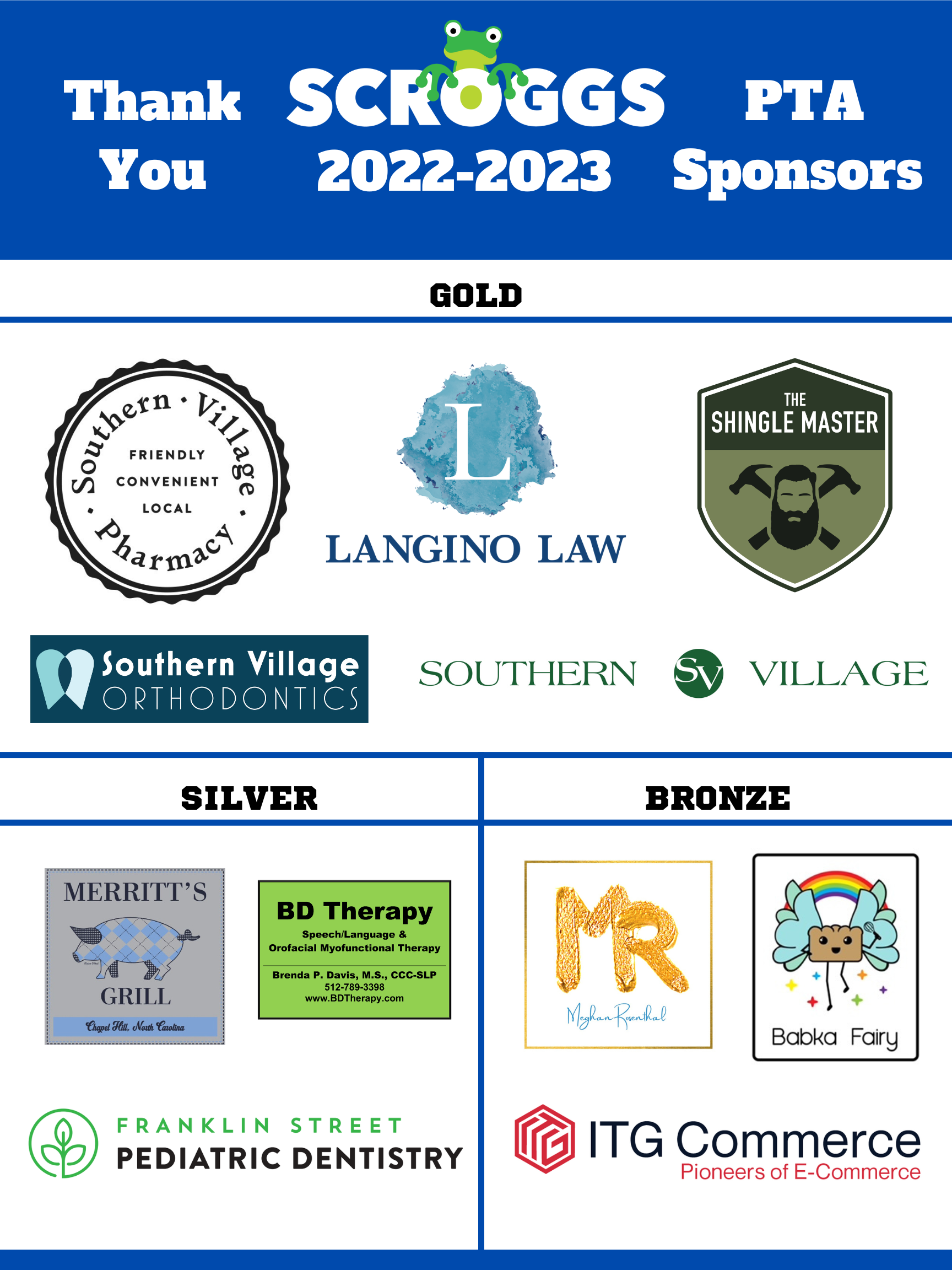 Become a sponsor — Mary Scroggs Elementary PTA