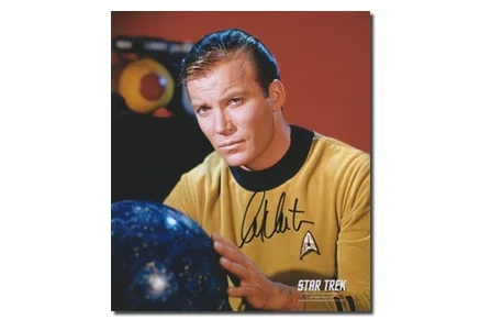 Star Trek TOS - Signed by William Shatner - 8"x10" w/COA (Yellow ...
