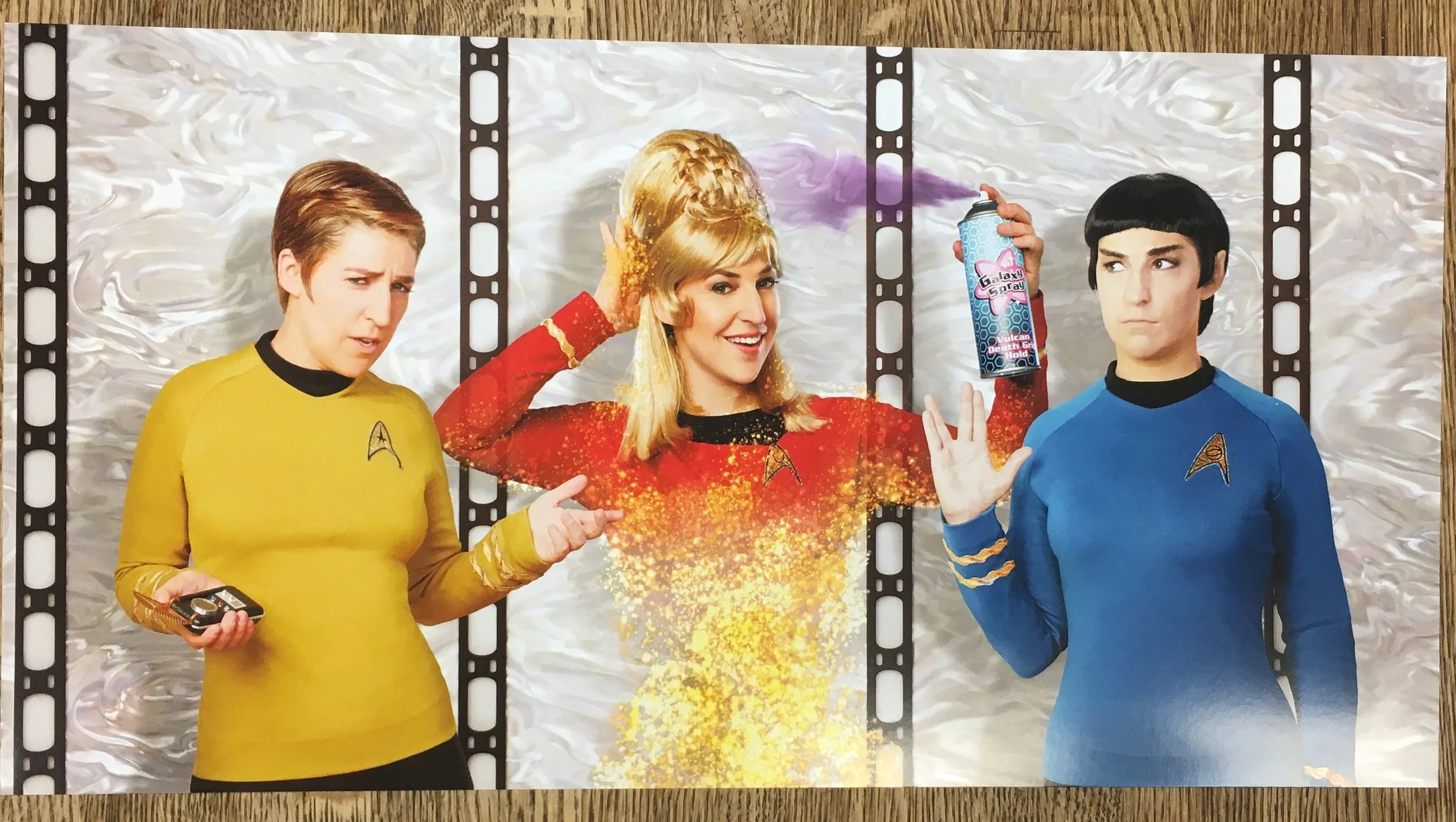 Star Trek "Phasers Set to Stunning" mini print By Christopher Ryan Ross ...