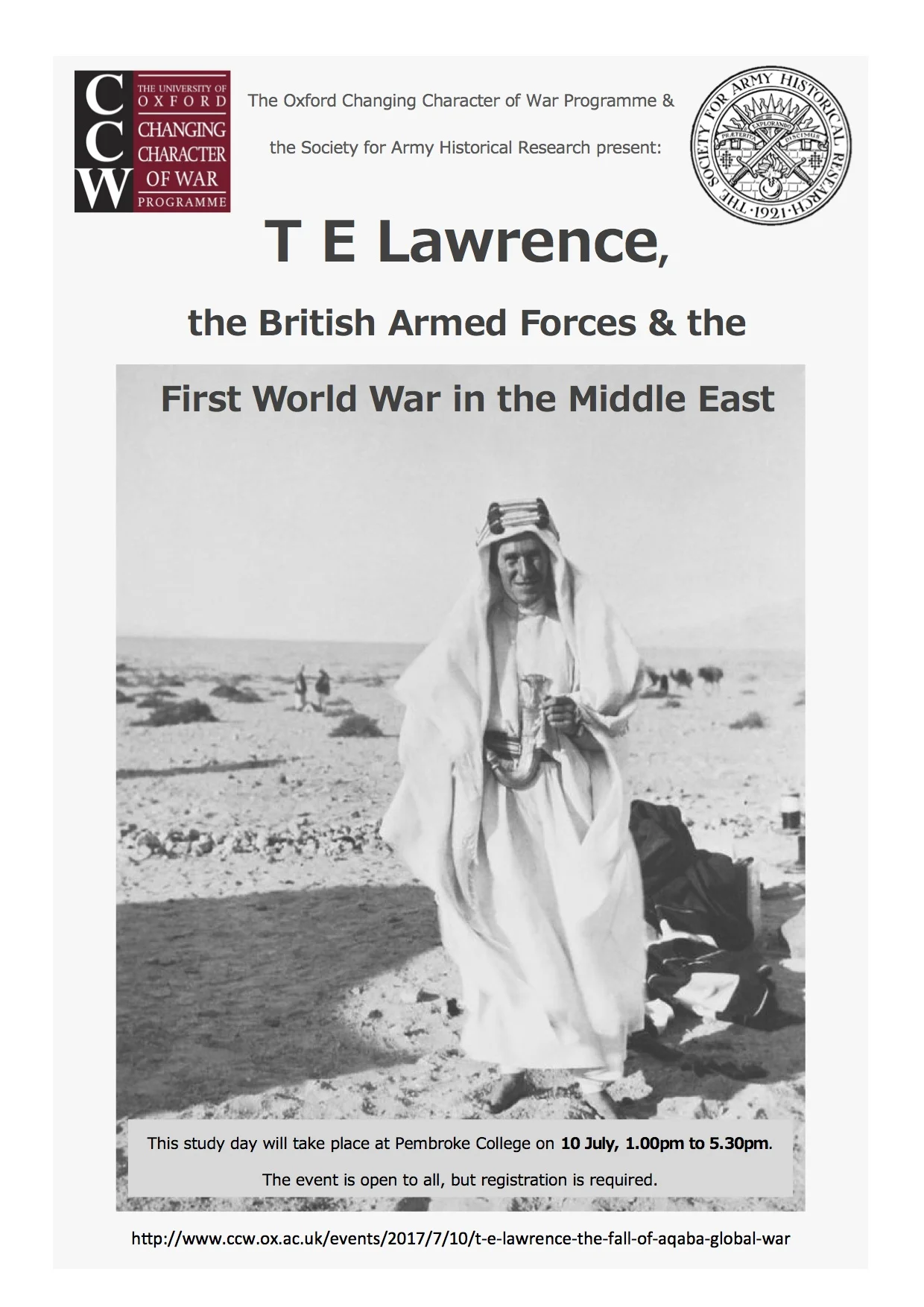 Lawrence of Arabia and Britain’s War in the Desert, 1916-1918 — The ...