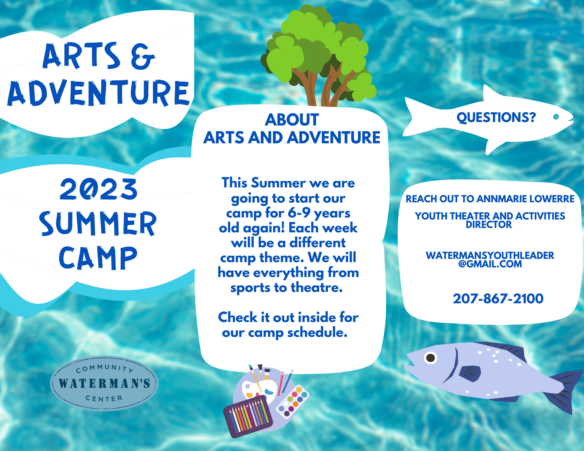 summer camp registration — Waterman's Community Center