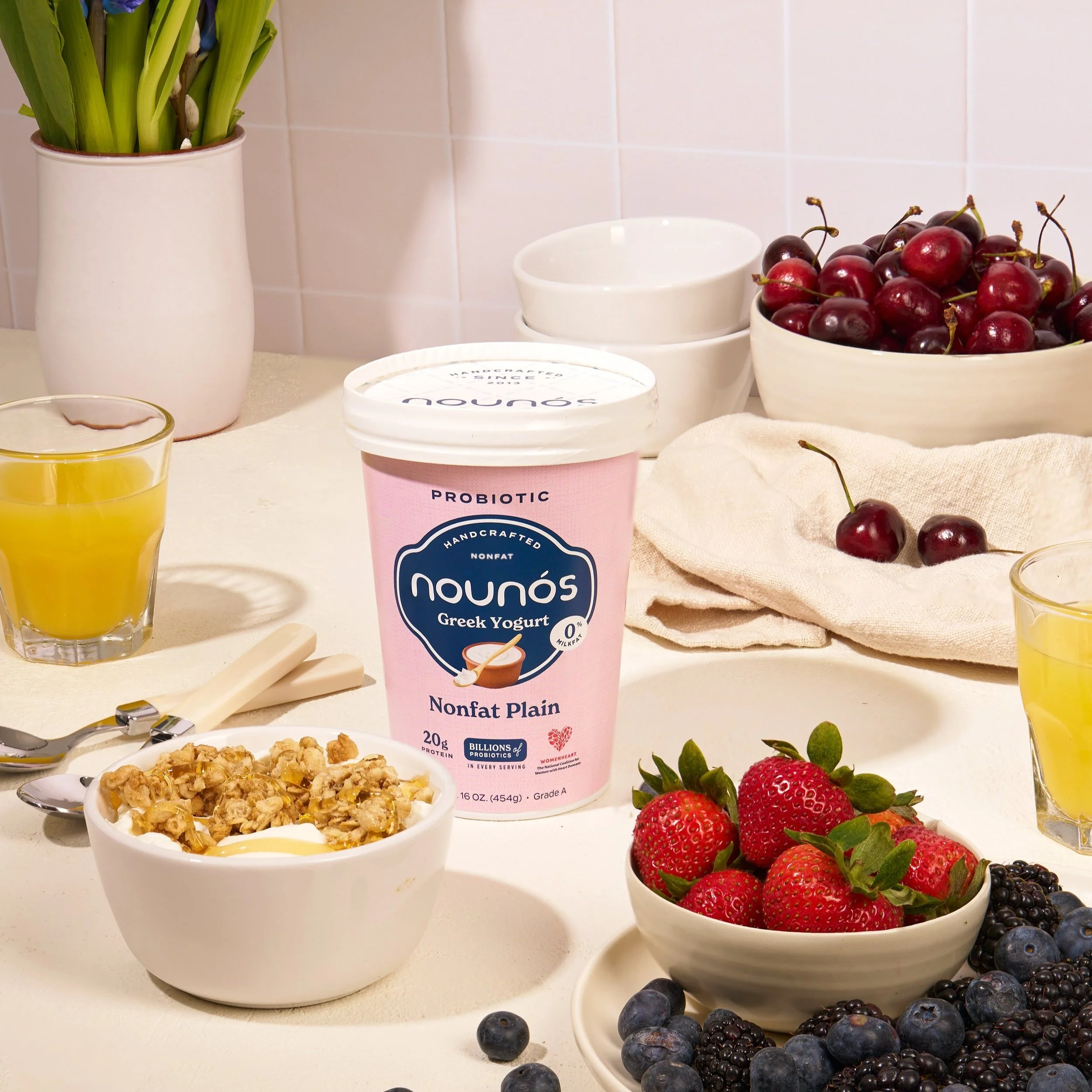 WomenHeart Nonfat Greek Yogurt — Nounos Creamery