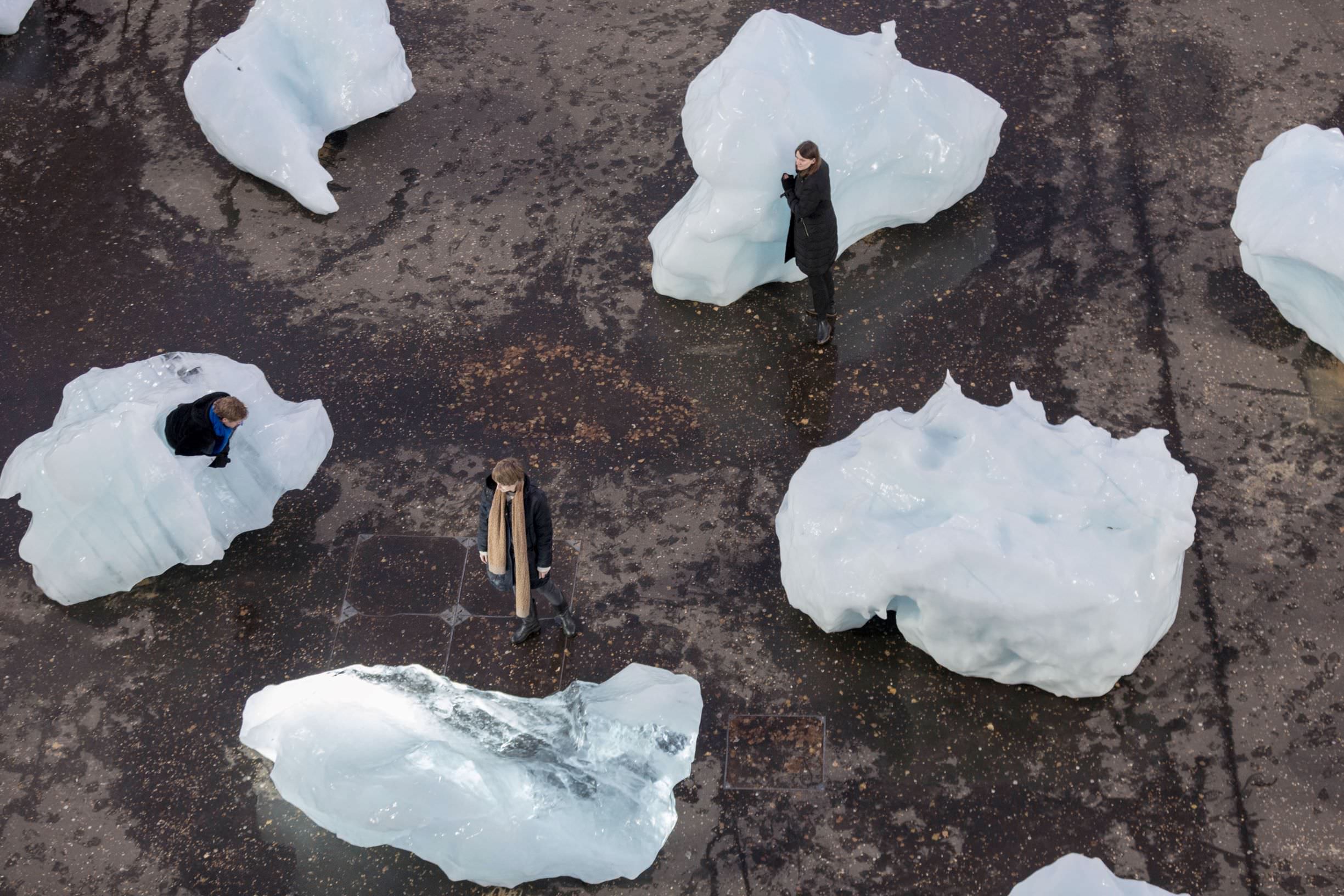Ice Watch London di Olafur Eliasson, una foresta di ghiaccio artico nel ...