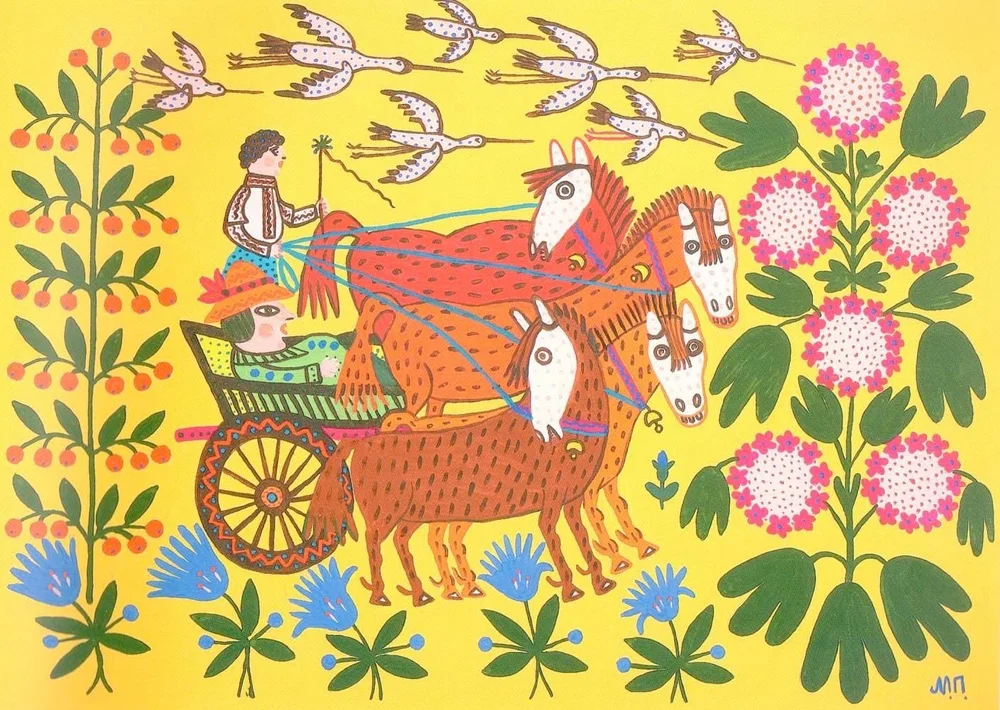 Un cittadino ha salvato dal rogo le opere di Maria Prymachenko — ARTBOOMS