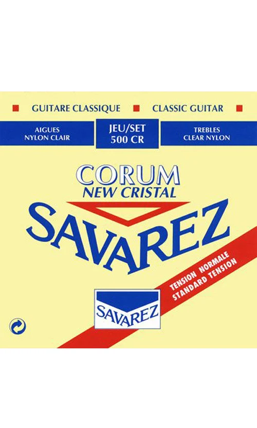 Savarez 500CR New Cristal/Corum NT Classical Guitar Strings, Full Set — GuitarsOnline.com.au