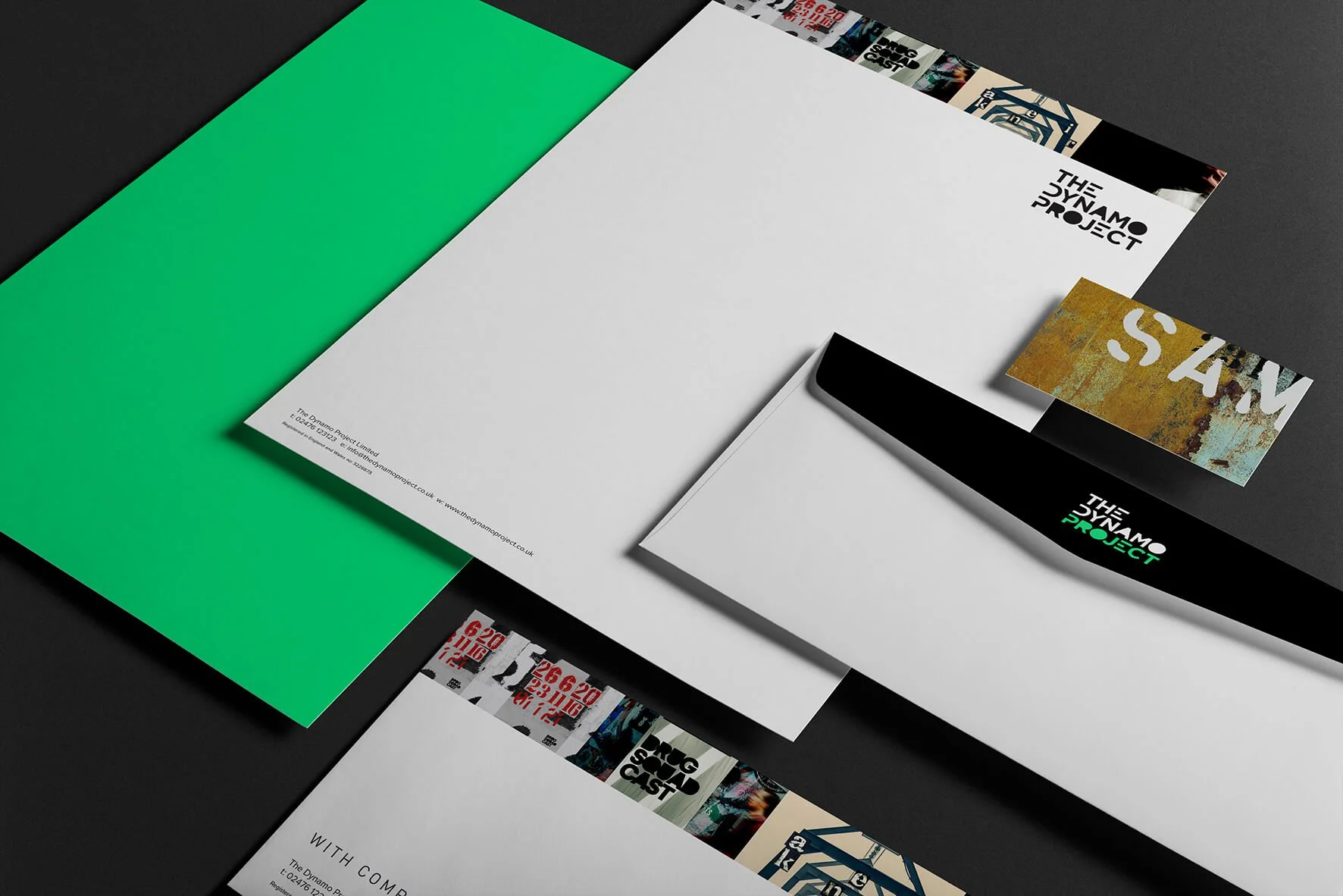 An edgy brand and website for The Dynamo ProjectCreate Onsight