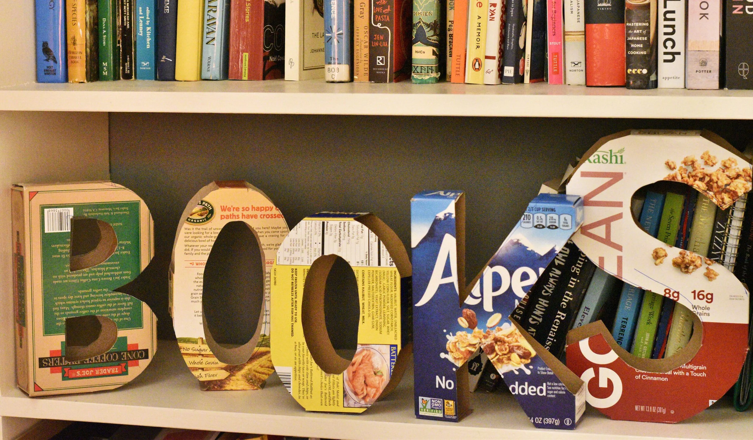 Make sensational 3-D letters out of empty boxes. Easy to do with just ...