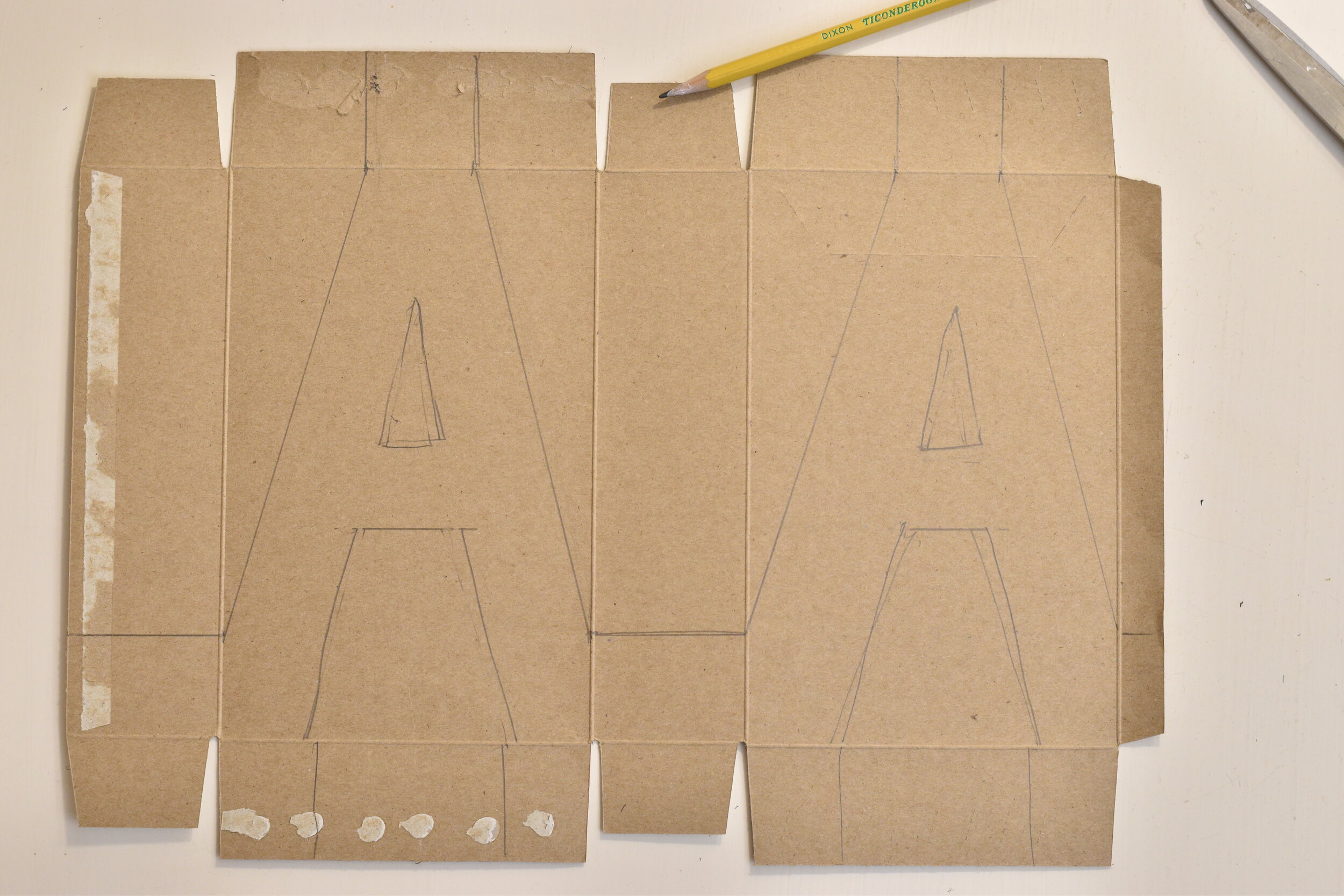 Make sensational 3-D letters out of empty boxes. Easy to do with just ...