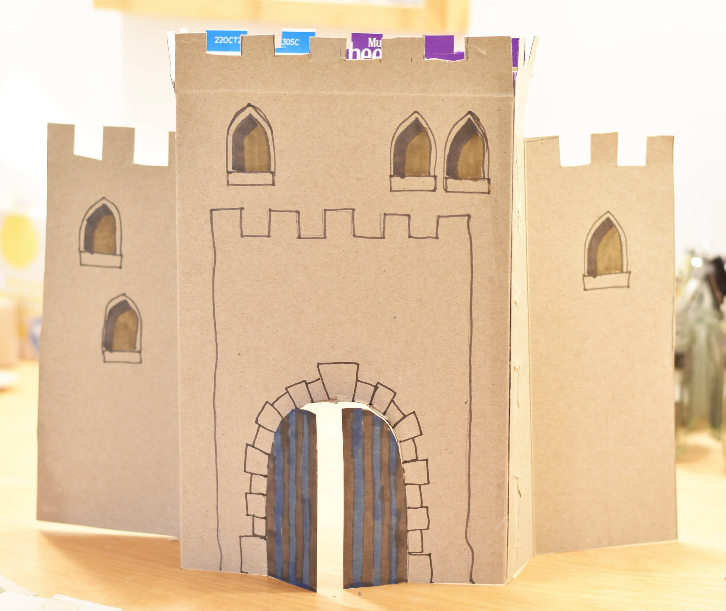 Cereal Box Castle craft. Make an awesome castle to play with out of any ...
