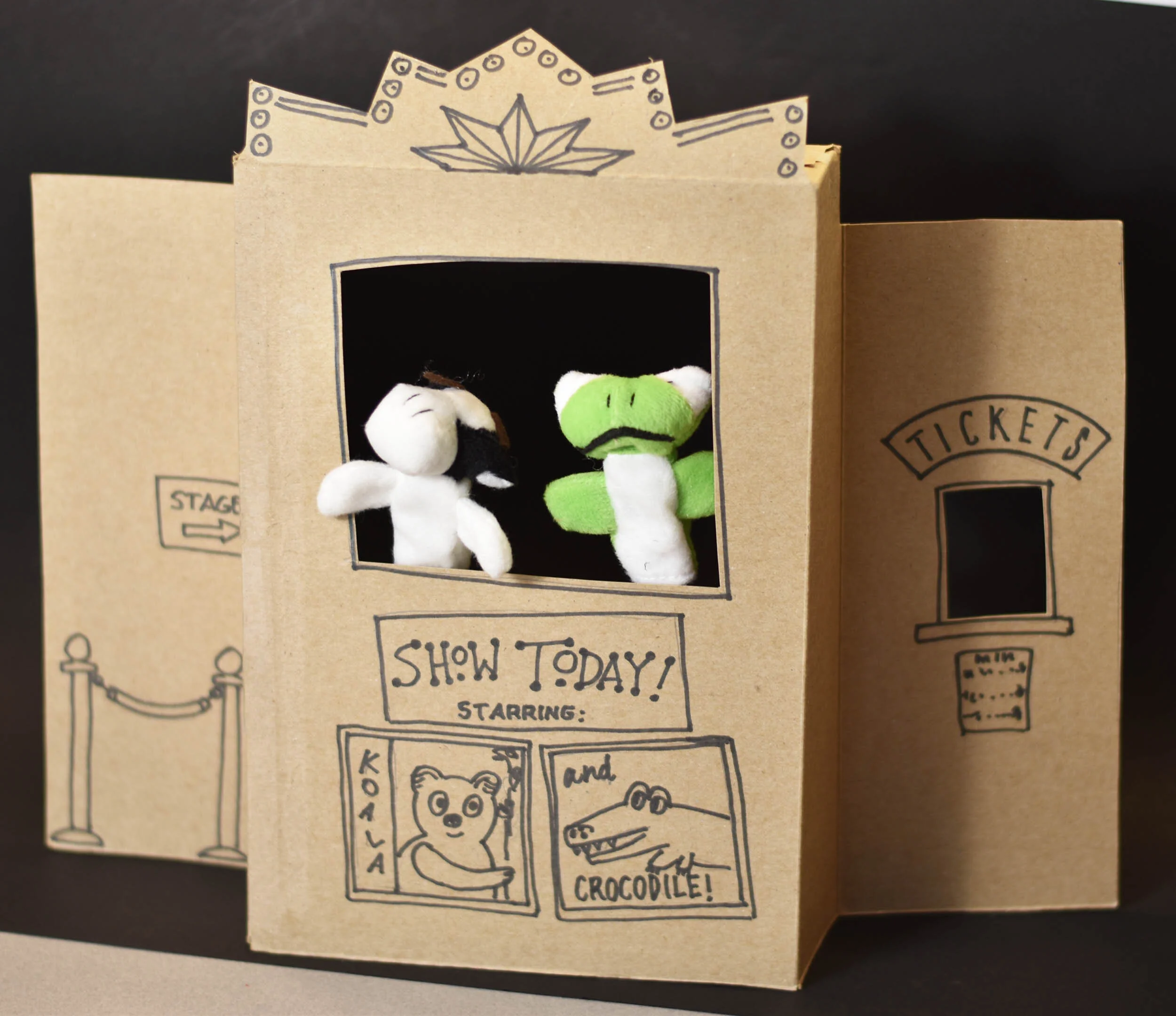 Cereal Box Theater — Right Now Crafts