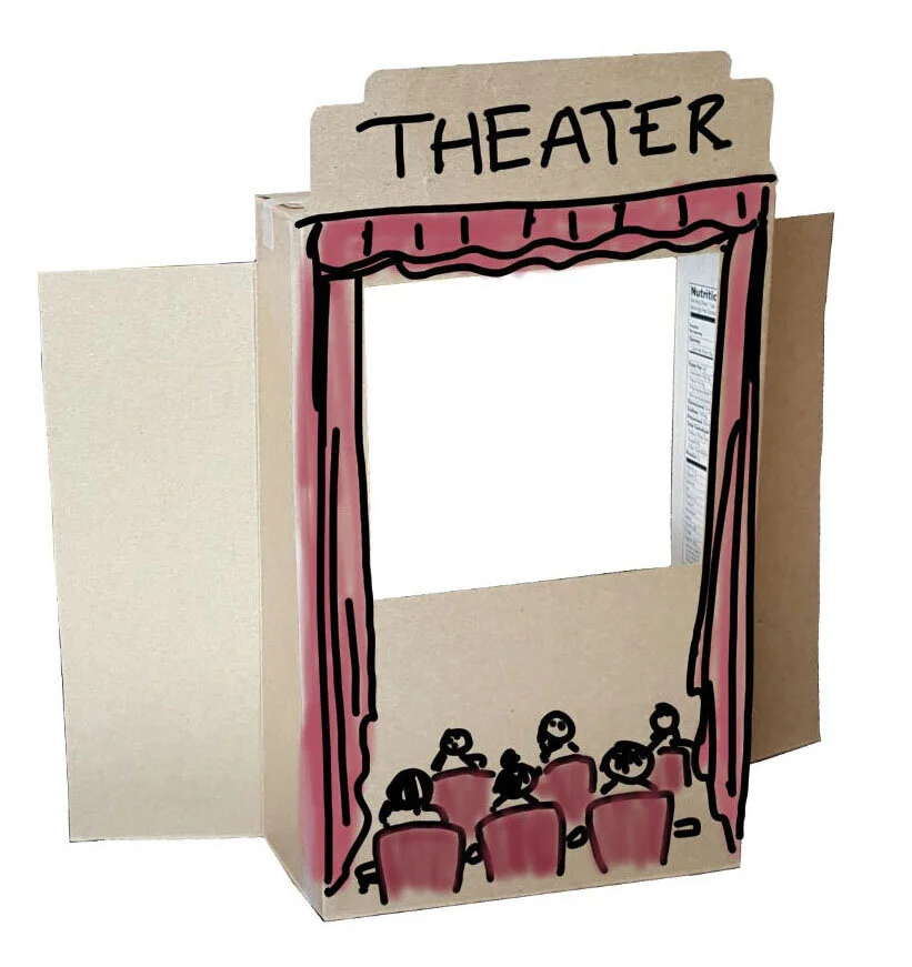 Cereal Box Theater — Right Now Crafts