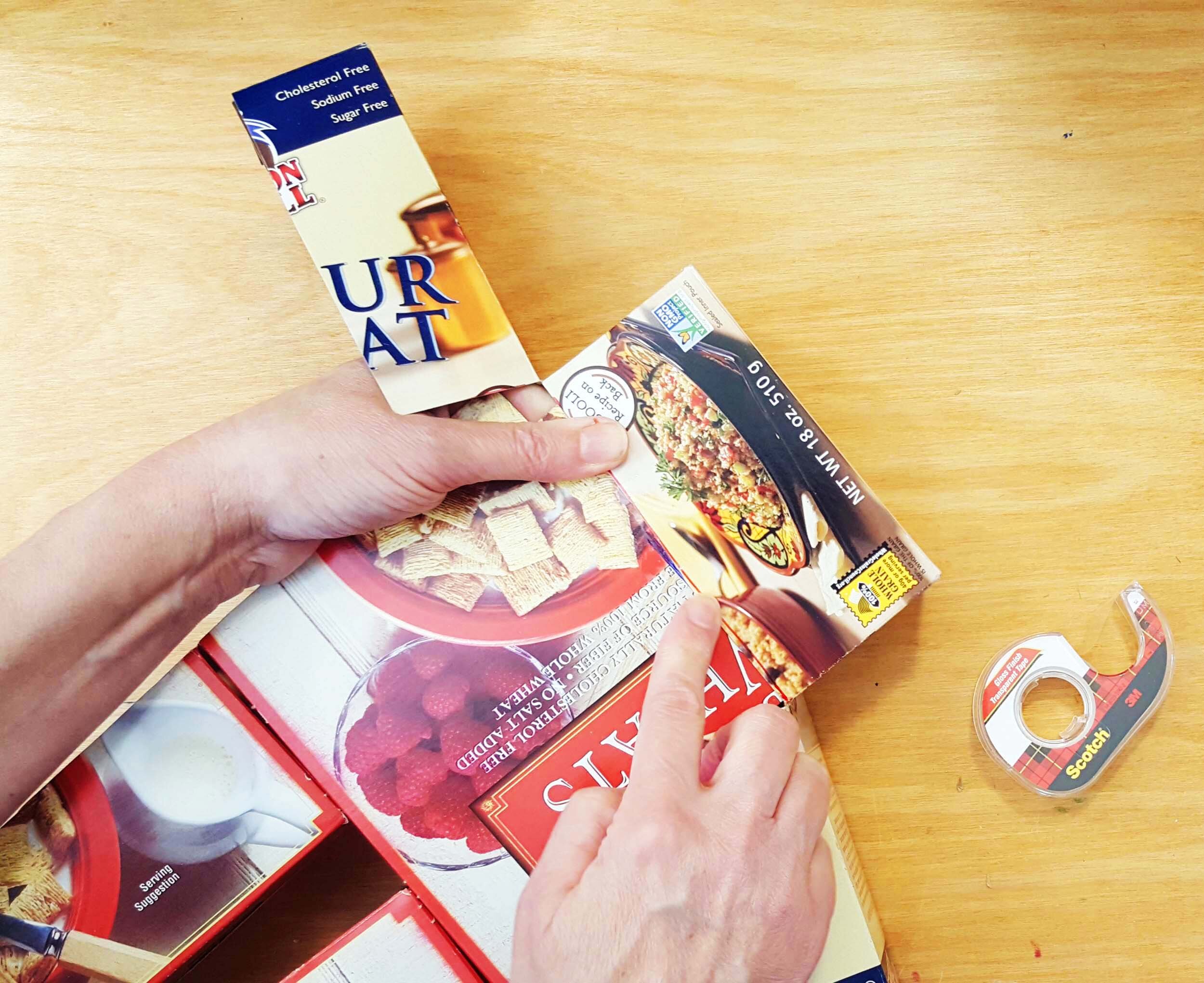 Robox! An easy robot craft made from empty boxes and tape. No cleanup ...