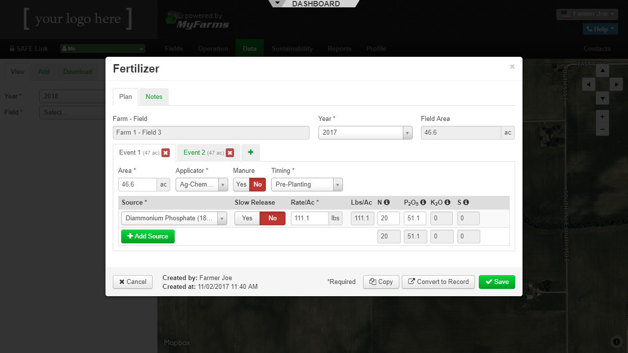 MyFarms Farm Management Software — Ag Retailers