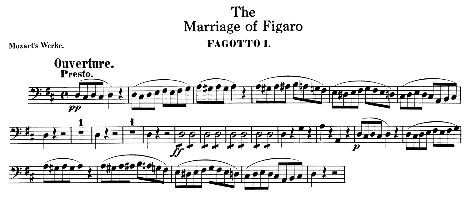 Overture - mm. 1 to 24 — The Orchestral Bassoon