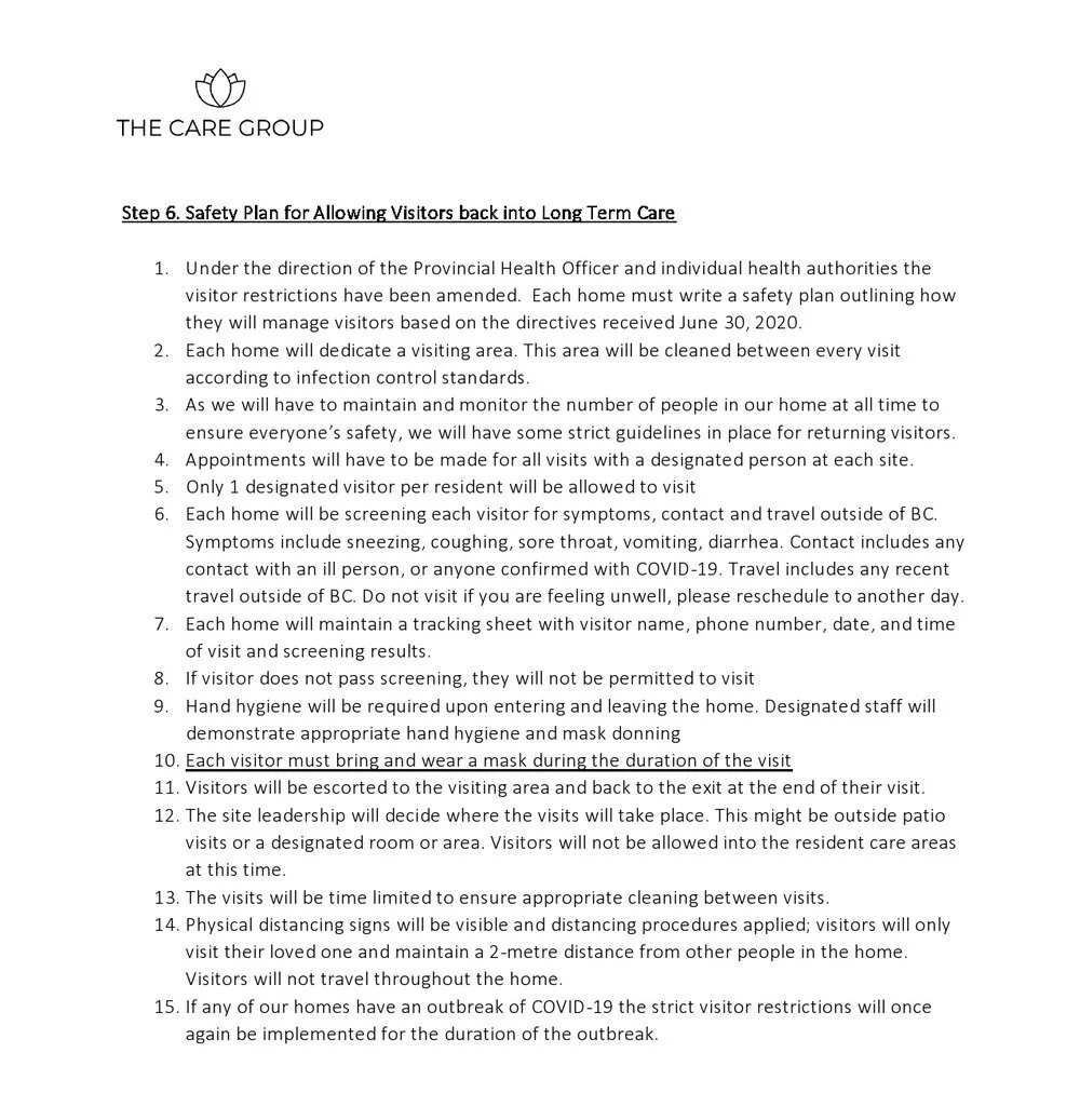 Worksafe BC — The Care Group BC