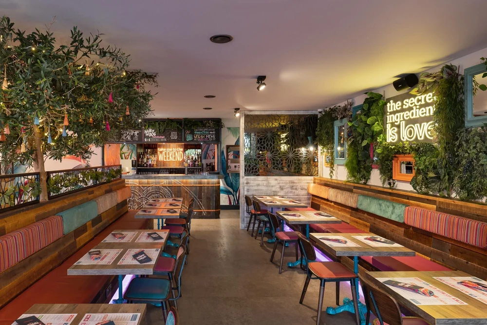 Tamatanga, Nottingham. Fun, funky, colourful interior design. Modern ...