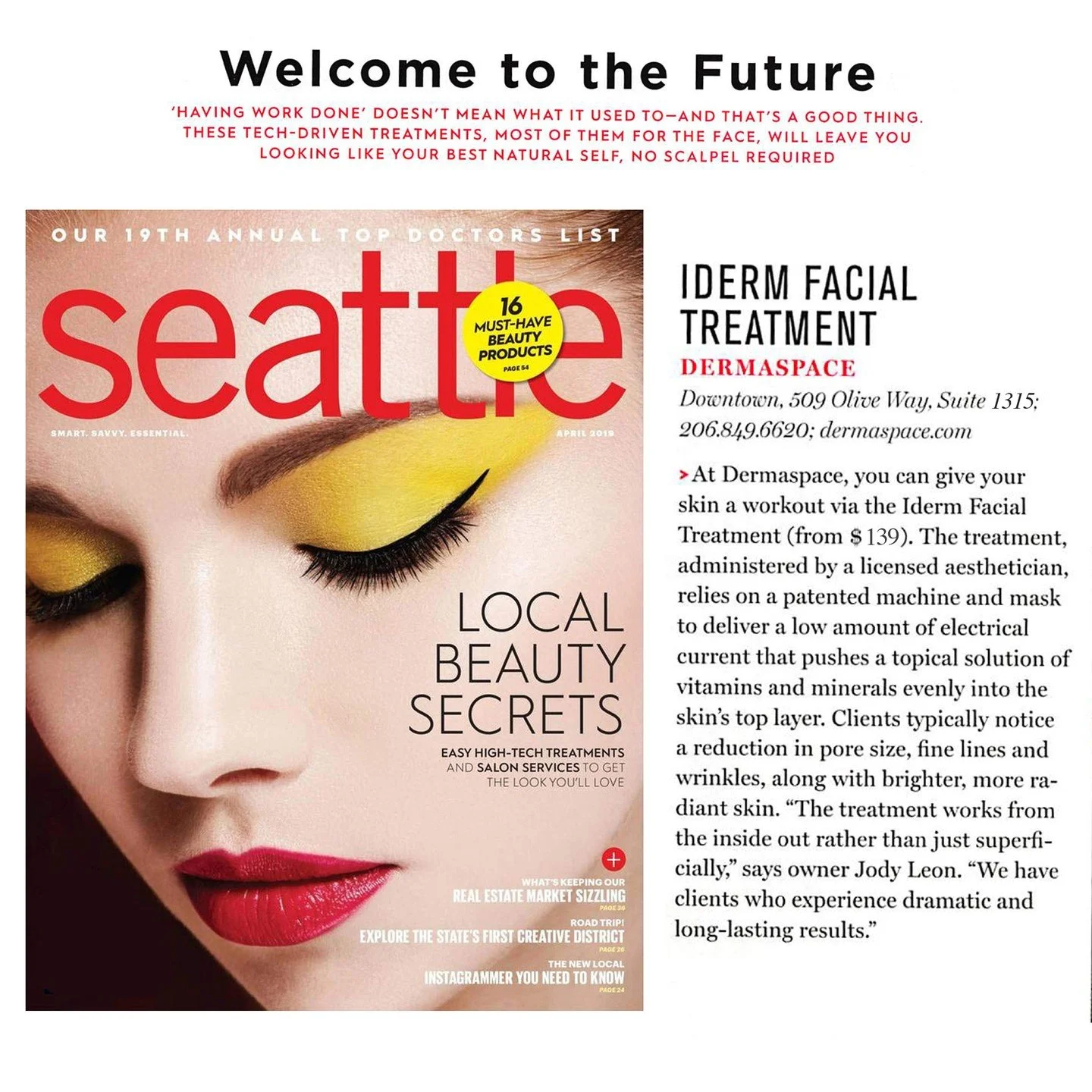 Seattle Facials & Electrotherapy Skincare | Dermaspace