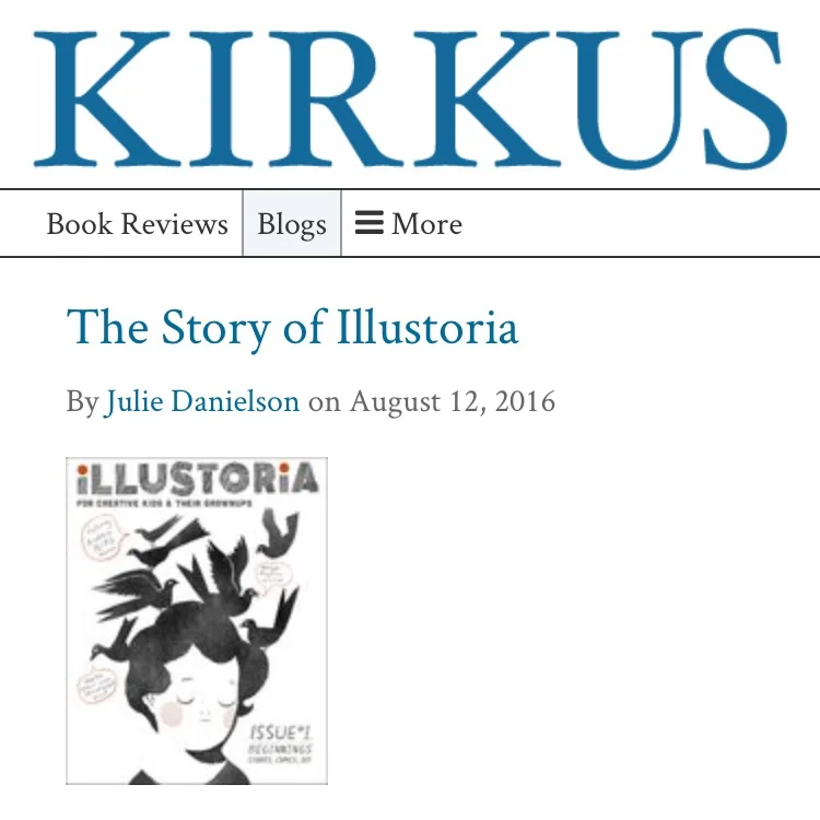 Jules of 7-Imp reviews ILLUSTORIA on Kirkus — ILLUSTORIA