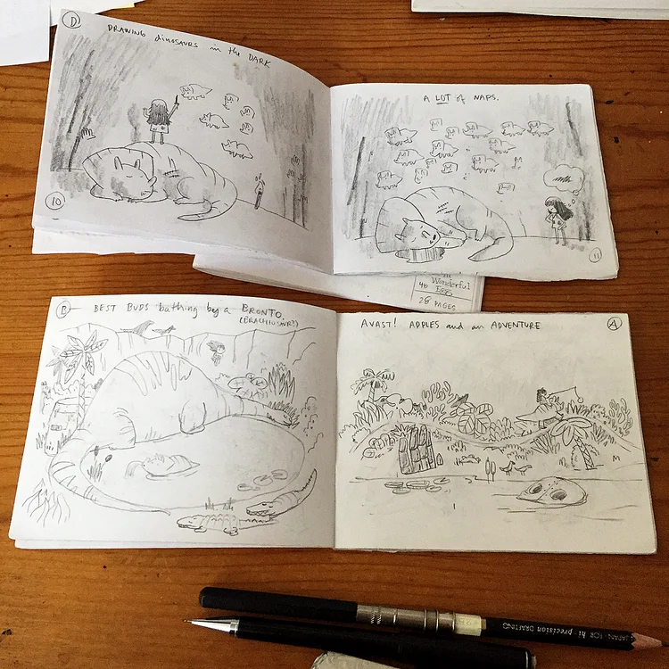 Making a picture book: An Apple and An Adventure — ILLUSTORIA