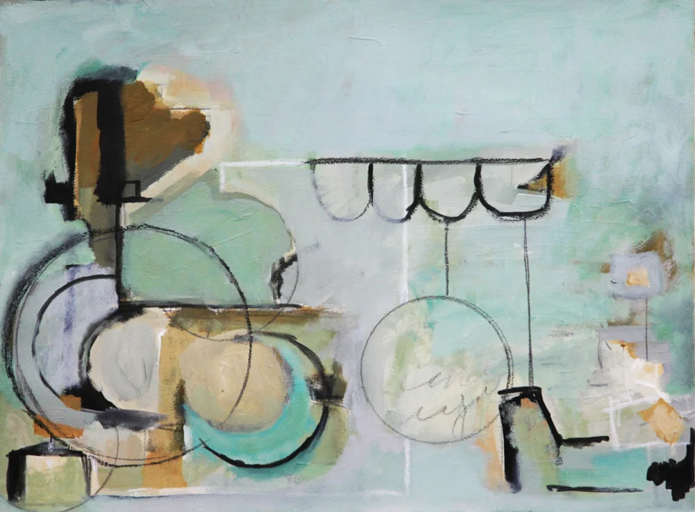 Norma Alonzo, Painting — Leaping Clear