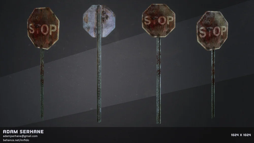 Dystopian Stop Sign — Adam Serhane
