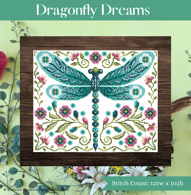 Dragonfly Dreams — Shannon Christine Designs Cross Stitch Patterns