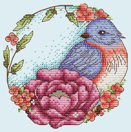 Blue Bird — Shannon Christine Designs Cross Stitch Patterns
