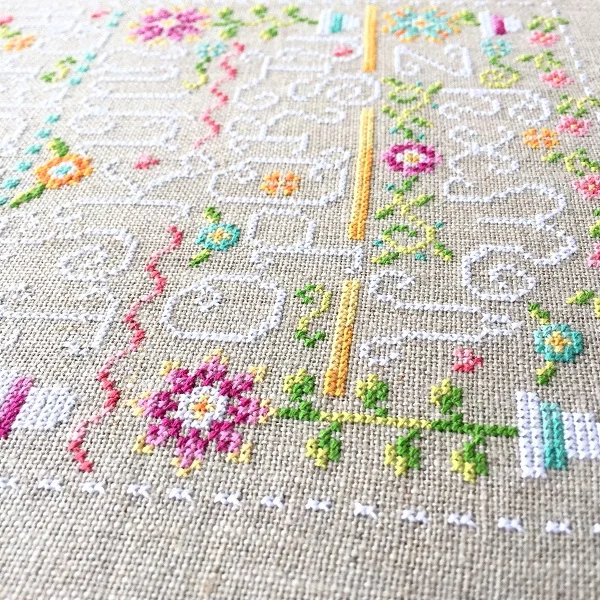 Funky Spring Sampler — Shannon Christine Designs Cross Stitch Patterns