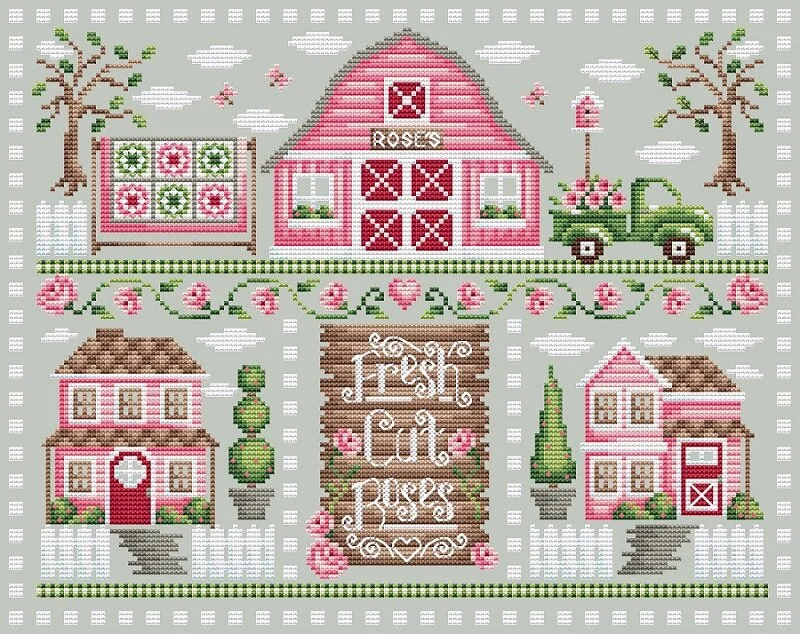 Farm House — Shannon Christine Designs Cross Stitch Patterns