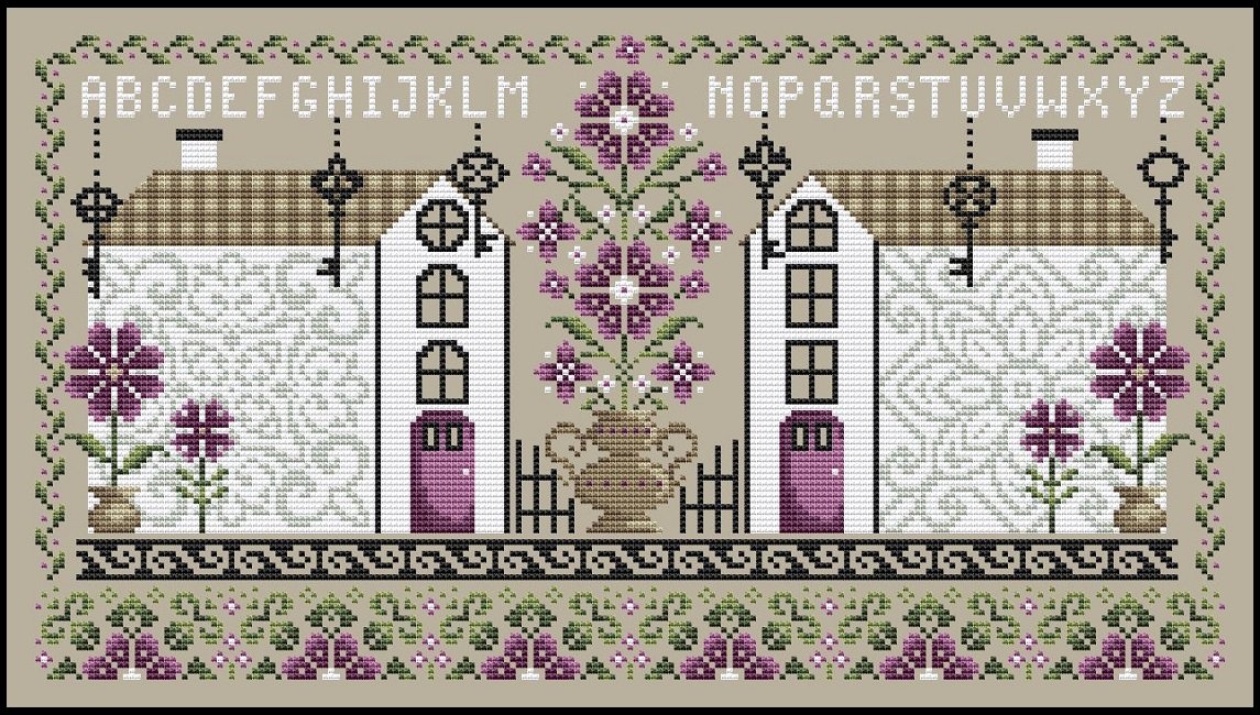 Posy Manor — Shannon Christine Designs Cross Stitch Patterns