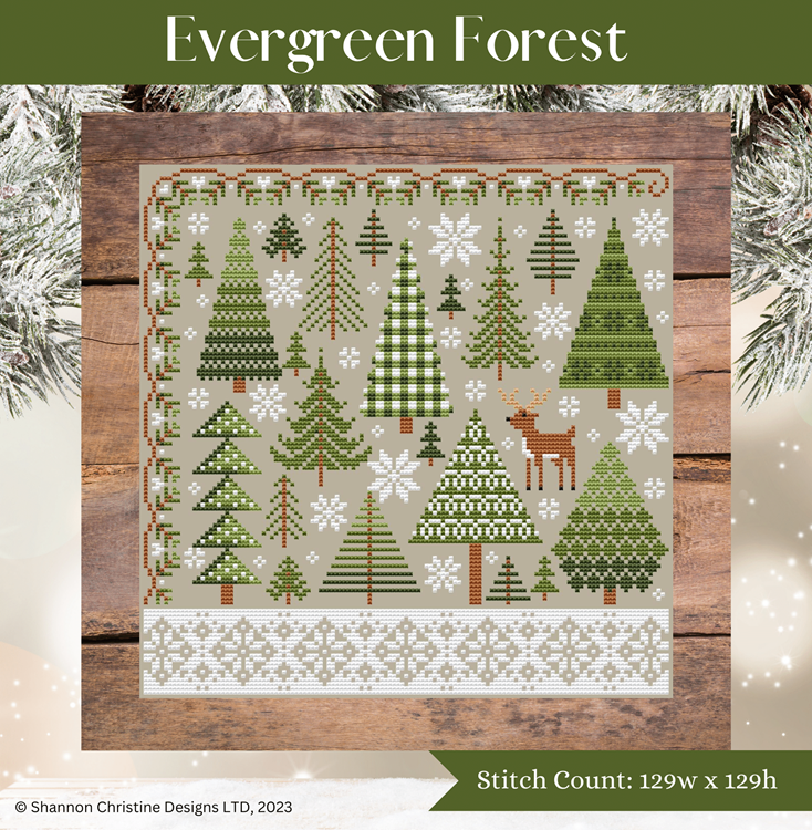 Evergreen Forest — Shannon Christine Designs Cross Stitch Patterns