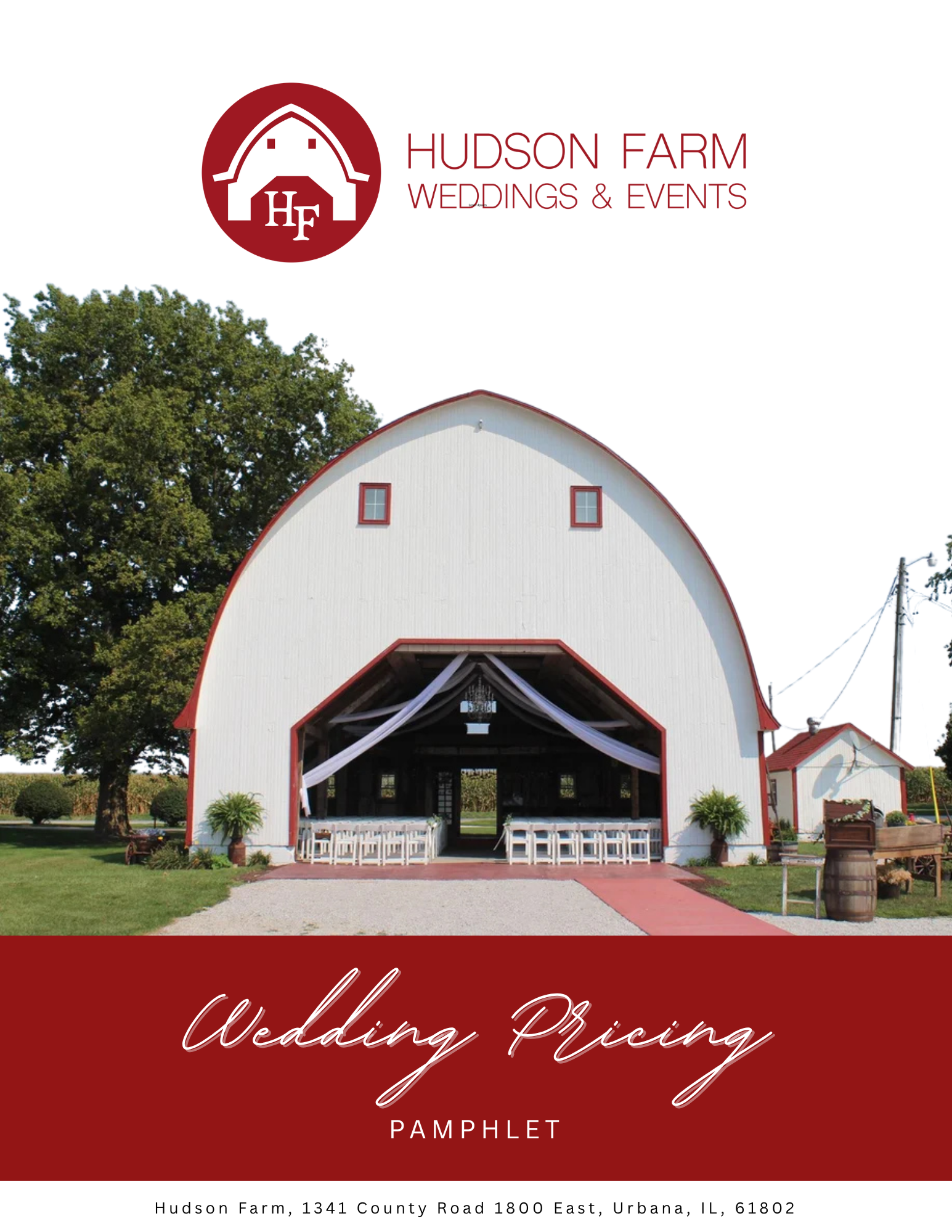 Wedding Pricing — Hudson Farm