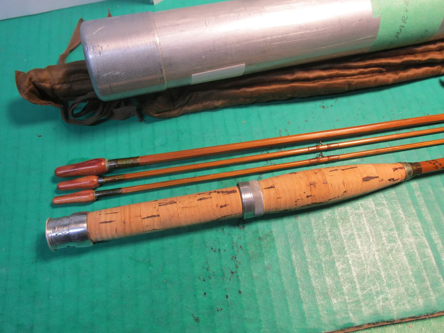 HARDY ALUMINUM ROD CASE Hand Made Custom Bamboo Fly Fishing Rods and ...