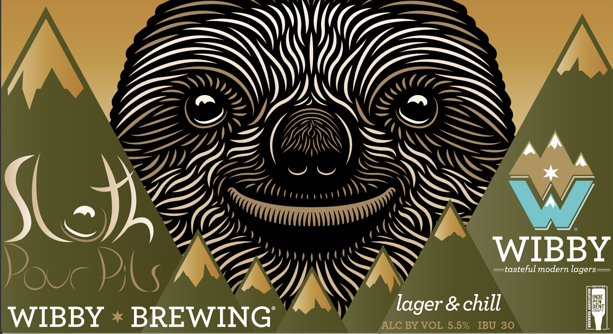 Beer release: Sloth Pour Pilsner (taproom exclusive!) — Wibby Brewing
