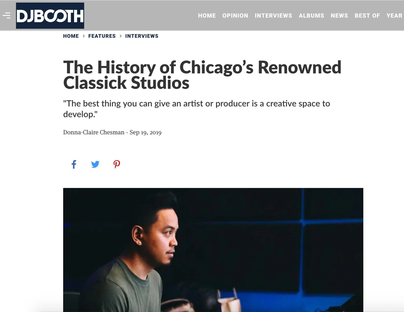 Classick Studios | Chicago Recording Studios