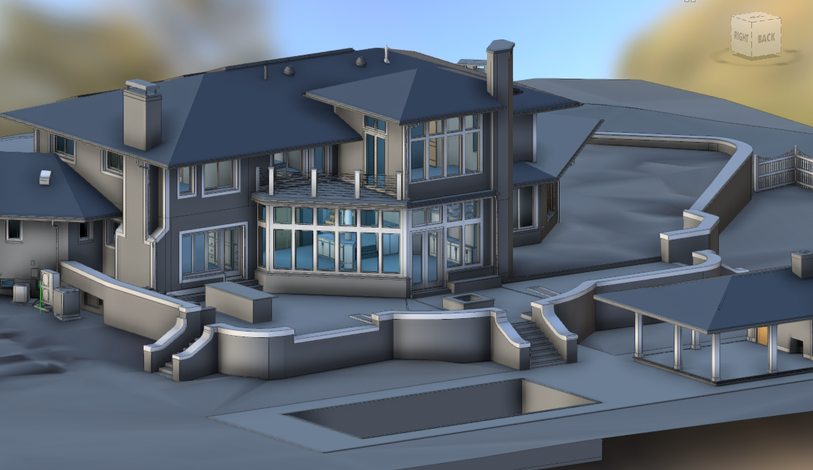 Pointknown 3D captures and model waterfront home. — Pointknown
