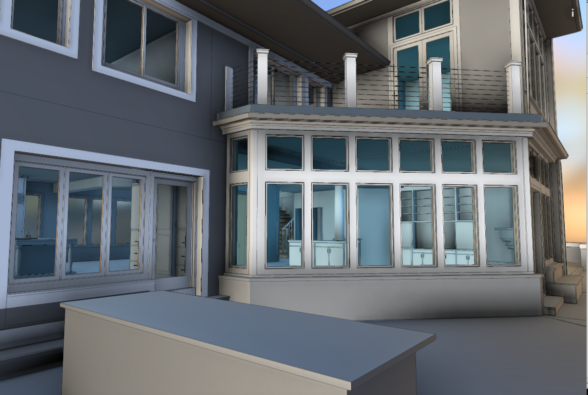 Pointknown 3D captures and model waterfront home. — Pointknown