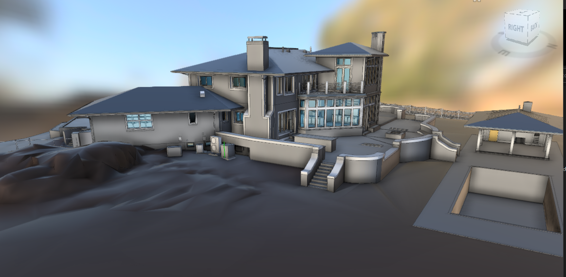 Pointknown 3D captures and model waterfront home. — Pointknown