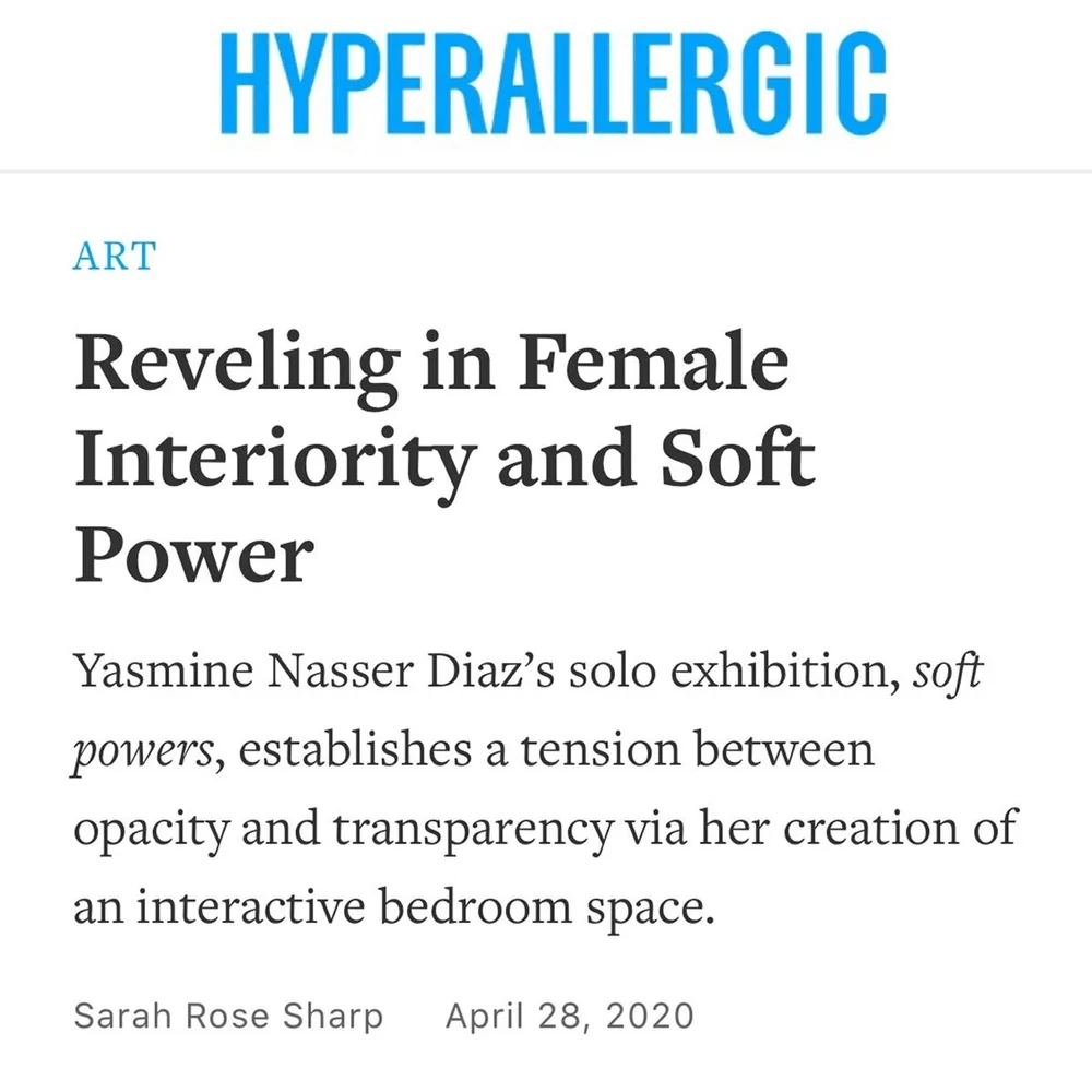 press — Yasmine Nasser Diaz