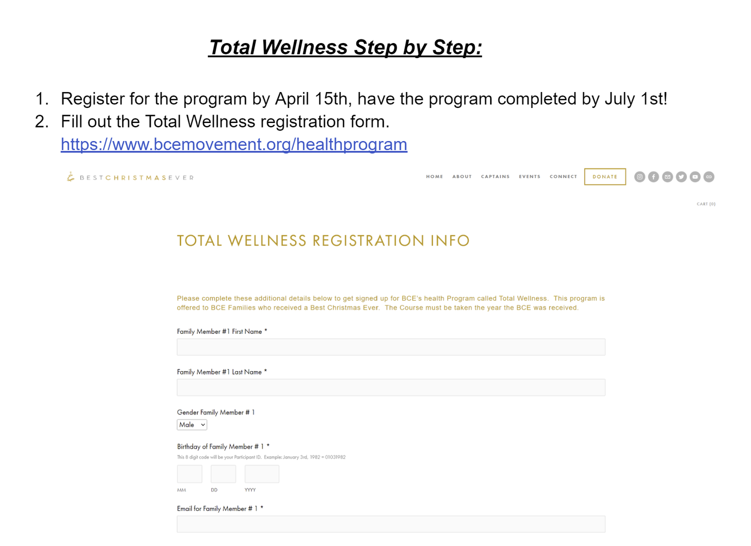 Family Total Wellness Info