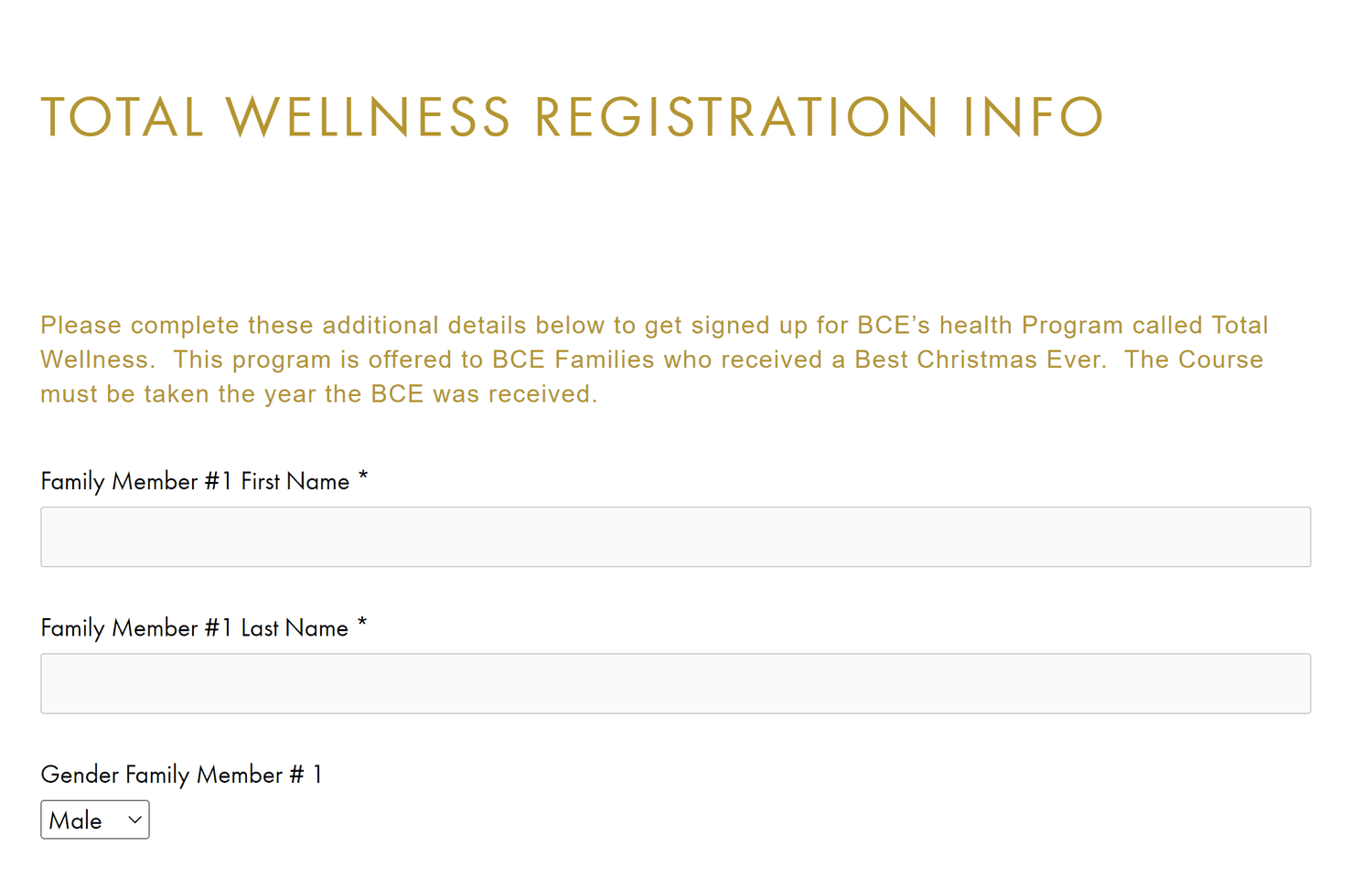Family Total Wellness Info