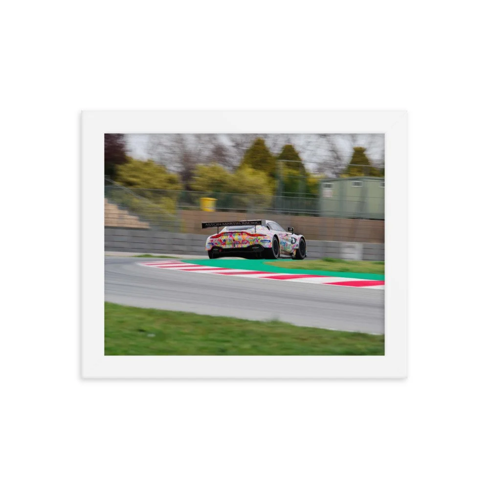 Aston Martin GT3 - Framed poster — Daniel Gonzalez Photography