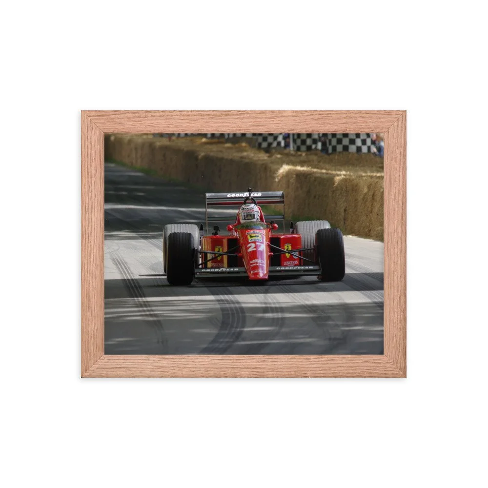 Nigel Mansell - Framed poster — Daniel Gonzalez Photography