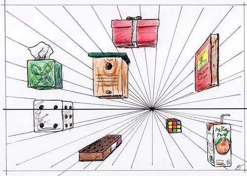 5 great Exercises to learn Perspective Drawing the easy Way